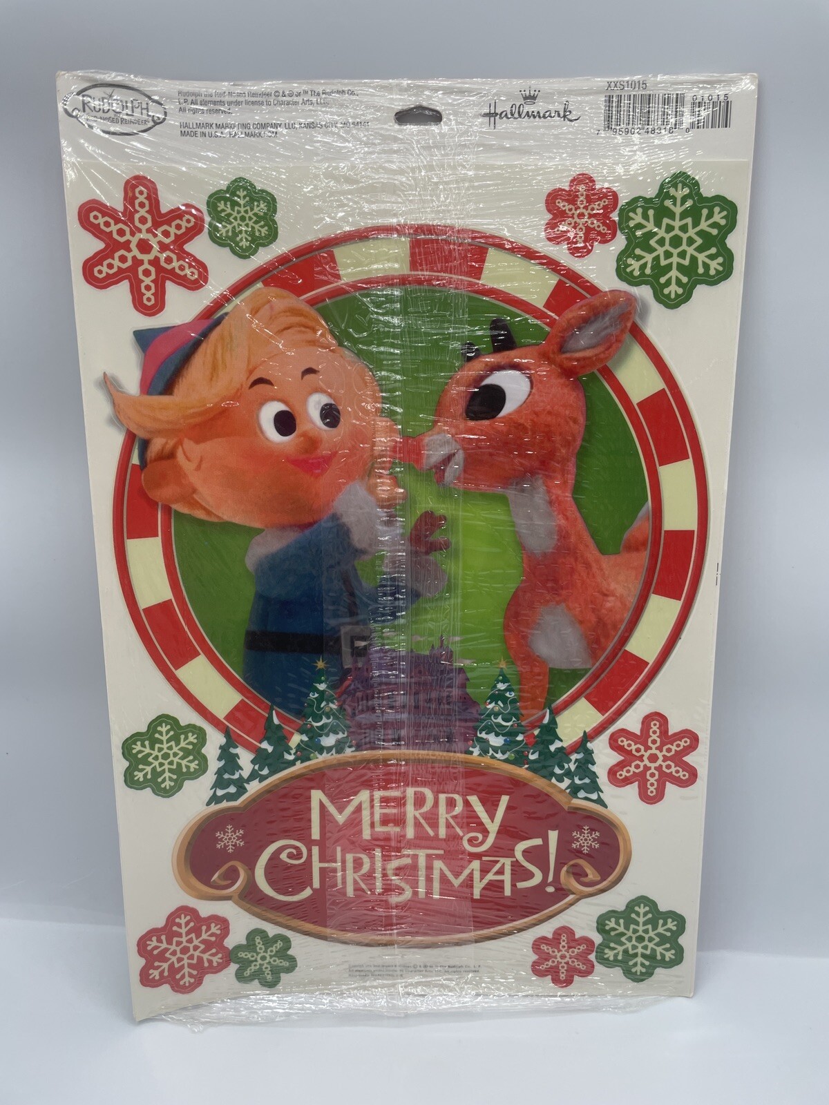 Hallmark Rudolph the Red Nosed Reindeer Movable Decorations Stickers ...