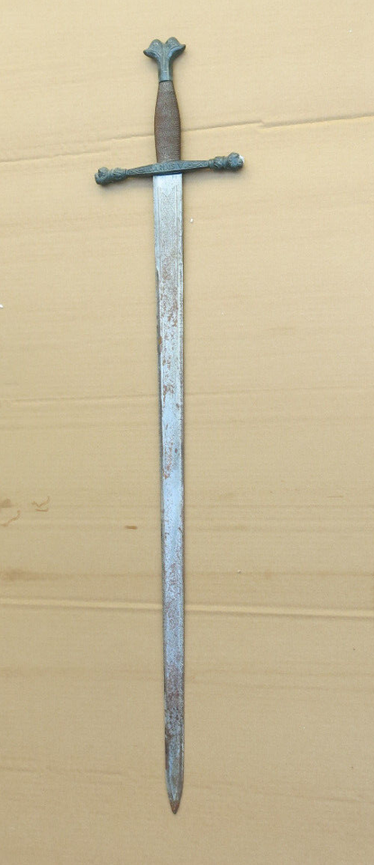 Vintage Carlos V Spanish Sword Made in Toledo Spain 40” Long Overall | eBay