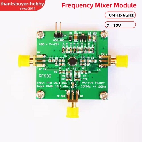 RF930 10MHz-6GHz RF Mixer 7-12V Frequency Mixer Module with SMA Connector | eBay