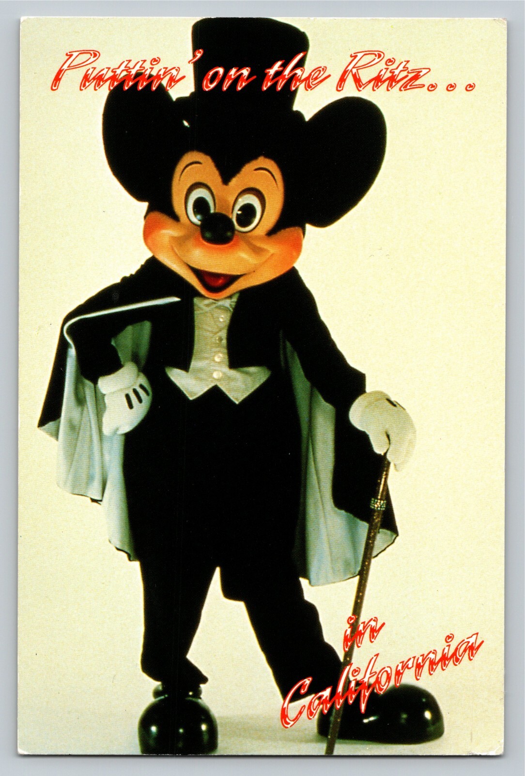 Mickey Mouse Puttin on the Ritz in California Collection Disney Unused ...