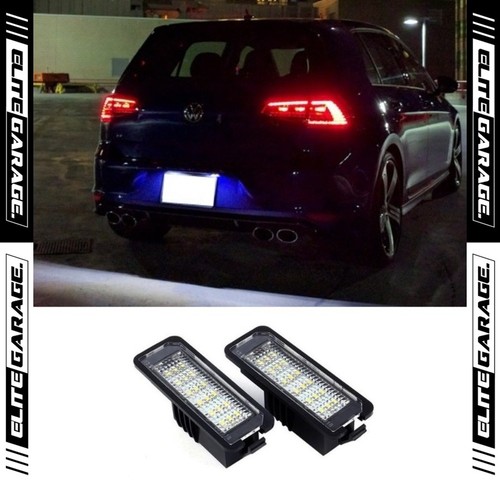 Fits Volkswagen Golf MK7 MK7.5 GTI R Rear License LEDs Light Super ...