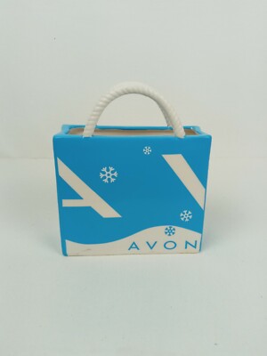 Avon Happy Holidays Shopping Bag Ceramic | eBay