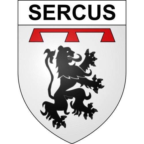 Sercus 59 ville sticker blason écusson autocollant adhésif | eBay