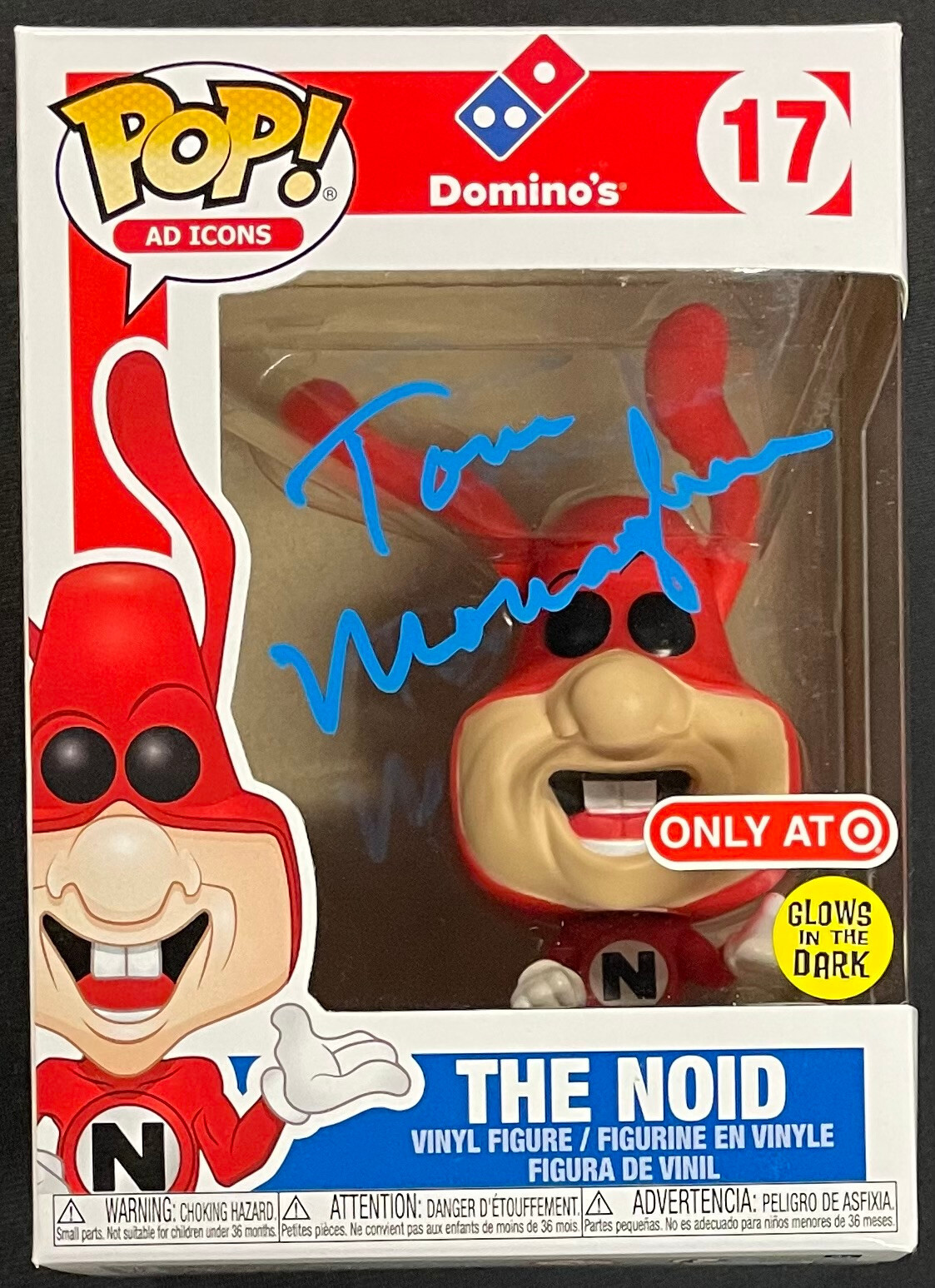 TOM MONAGHAN SIGNED DOMINO'S DETROIT TIGERS THE NOID FUNKO POP #17 ...