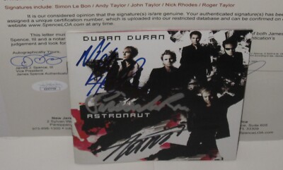 DURAN DURAN SIGNED ASTRONAUT CD SIMON LEBON JOHN TAYLOR AUTOGRAPH JSA ...