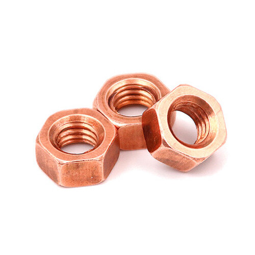 M3 M4 M5 M6 M8 M10 M12M14-M24 T2 Copper Hex Nut Screw Cap Red Copper ...