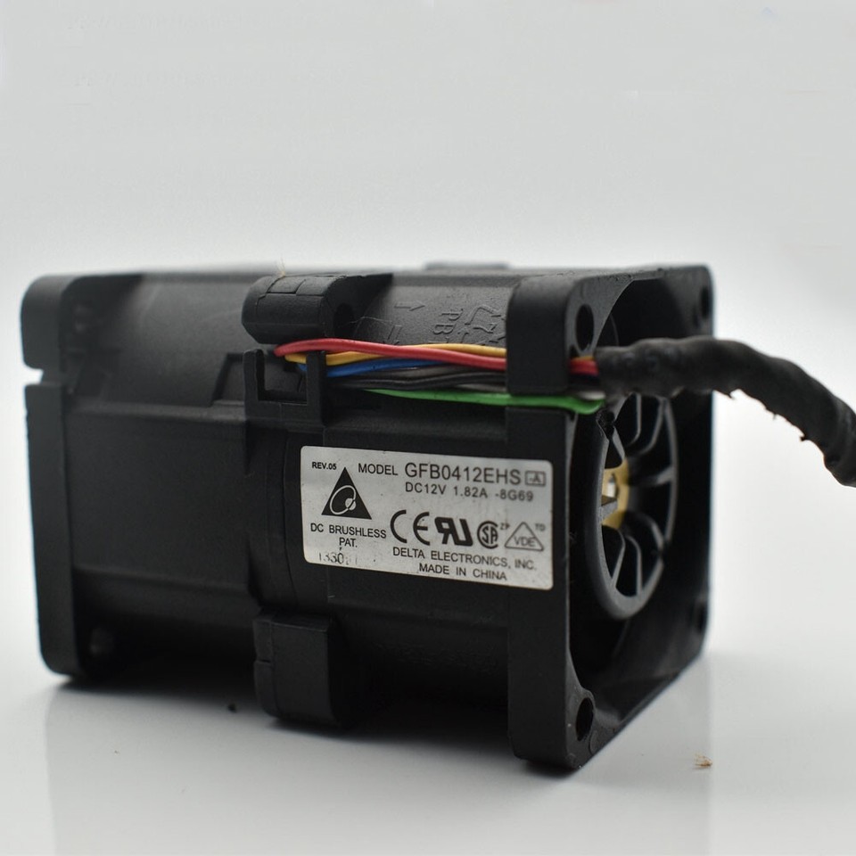 Delta GFB0412EHS-AN90 40mm x 56mm Server Fan 8 wire Molex 12V DC 1.82A ...