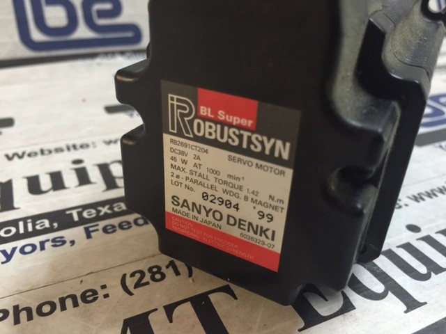 Sanyo Denki AC Servo Motor Robustsyn BL Super - RB2691CT204 w/Warranty ...