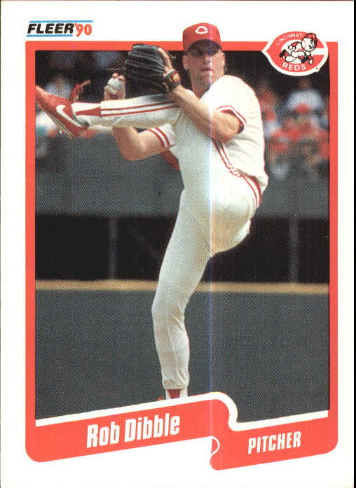 1990 Fleer Baseball Card #418 Rob Dibble REDS R17698 | eBay
