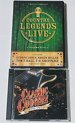 TIME LIFE MUSIC Country Legends Live Volume 5 DVD NEW +BONUS Classic ...