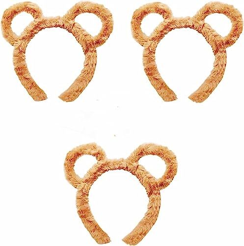 3 Pcs Adorable Chipmunk Ears Headband Accessory Set for Cosplay ...