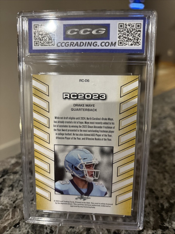 2023 Leaf Draft Drake Maye #RC06 🔥🔥🔥💎💎 | eBay