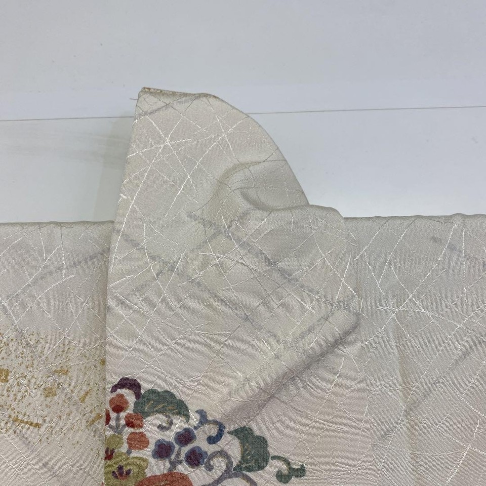 Japanese 19761O Komon Gold Color Phoenix Paulownia Flower Diamond ...