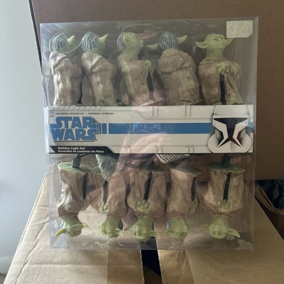 BRAND NEW STAR WARS YODA STRING LIGHTS INDOOR OUTDOOR DECORATION 2008 ...