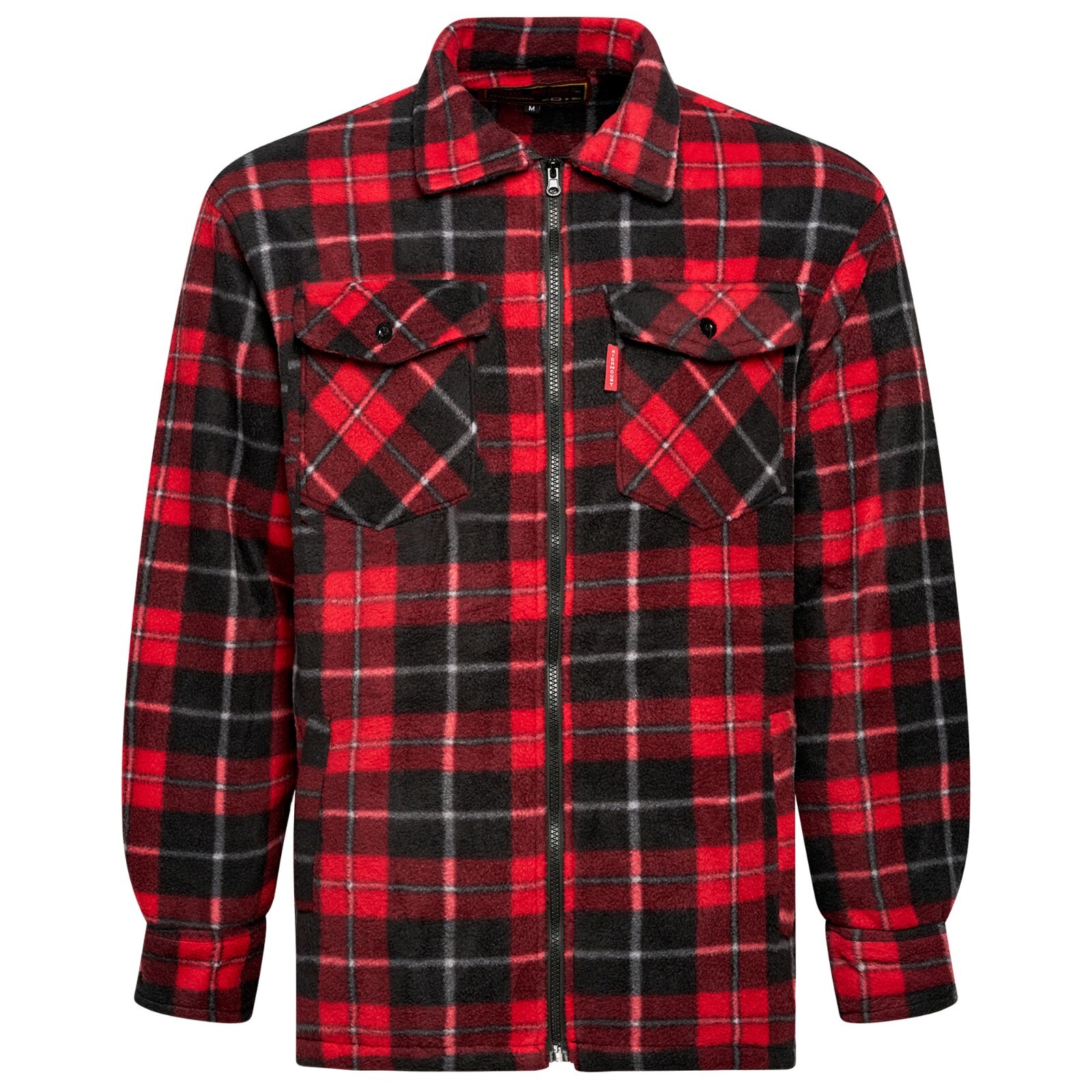 Men's Padded Fur lined Lumberjack Work shirt/Jacket Size S-3XL | eBay UK