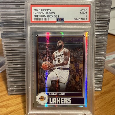 2023 Hoops Lebron James Premium Box Set /199 PSA 9 | eBay