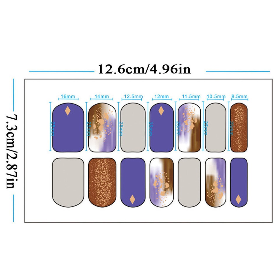 Nail Stickers 3D Nail Art Sticker Nail Accessories Manicure Decorations ...