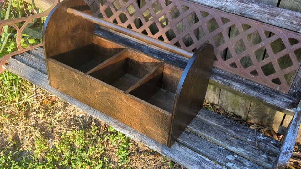 Classic Wooden Grooming Tote Box | eBay