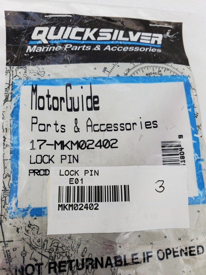 Mercury Motorguide Plastic Lock Pin 17-MKM02402 | eBay