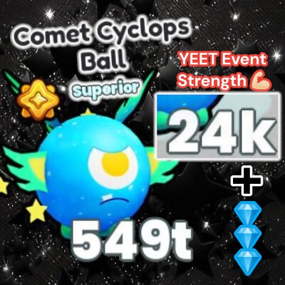 Comet Cyclops Ball + 5 Millions Diamonds. PS99. YEET Event | eBay