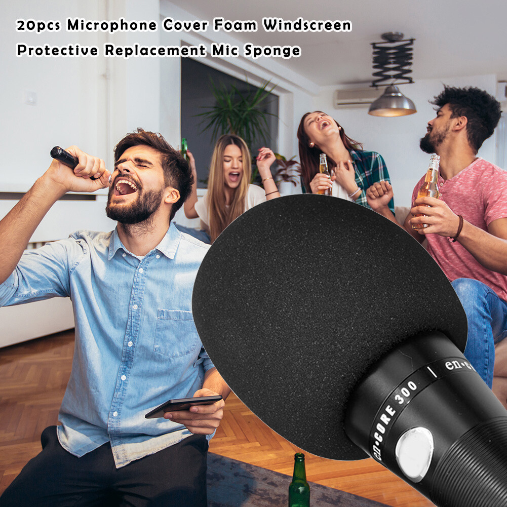 10pcs Windscreen Microphone Protector Covers Reusable Sponge Cases ...