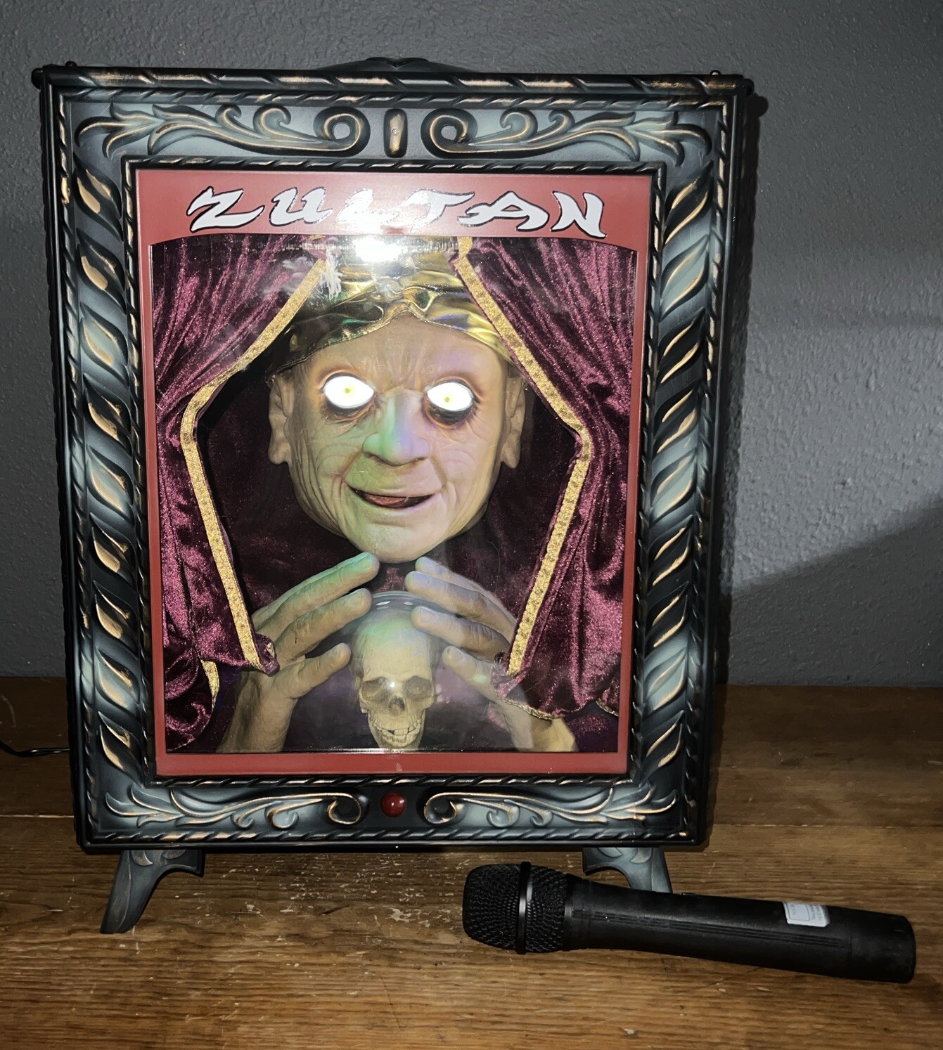 GEMMY ZULTAN Animated Fortune Teller W/ Microphone VTG 2005 (SEE VIDEO ...