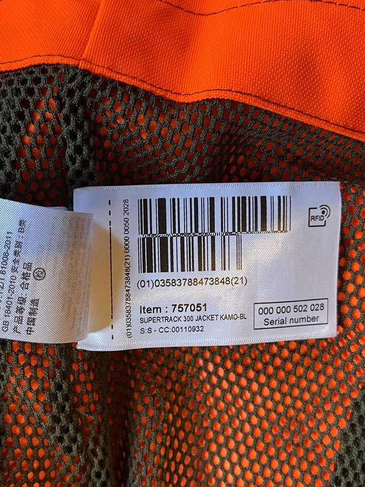 Decathlon Solognac Supertrack 300 Hunting Jacket Men’s Small Orange ...