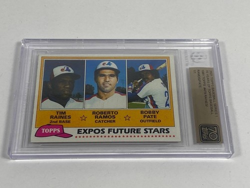 TIM RAINES 1981 Topps Expos Future Stars 479 RC HOF Rookie Gem Mint SEE ...