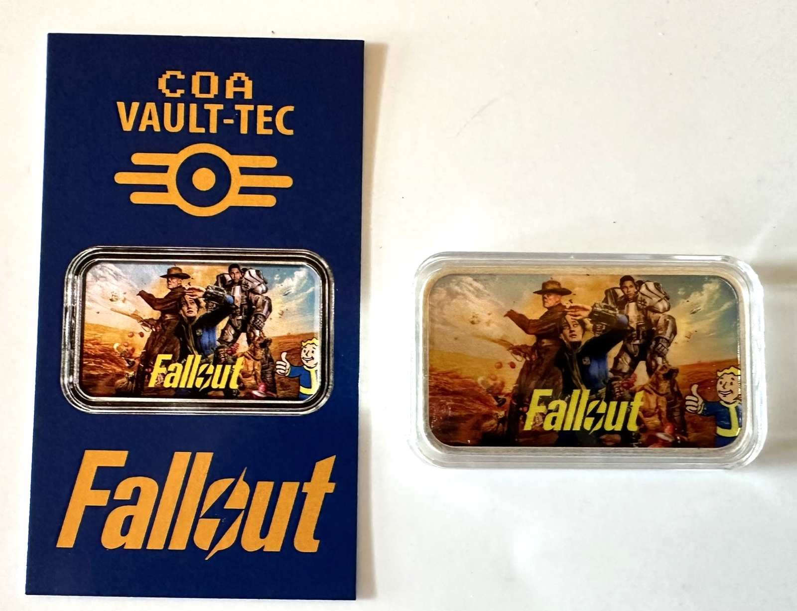 2024 Fall Out Nuka Cola 1 oz colorized silver Art Bar with COA | eBay