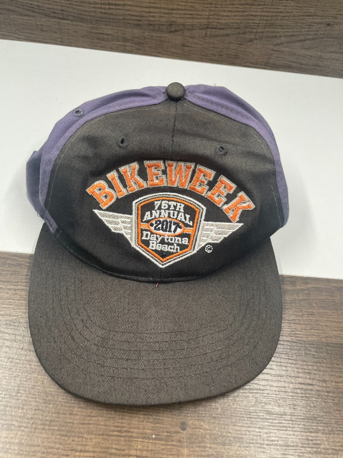 2017 Bikeweek Biker Motorcycle Riding Hat Cap Adjusta… - Gem