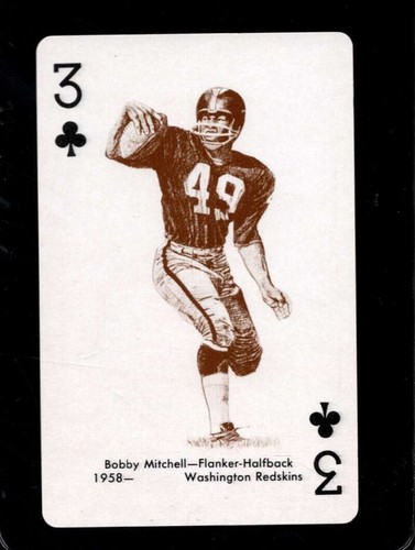 1963 STANCRAFT GREEN BACKS #3-CLUBS BOBBY MITCHELL NMMT REDSKINS | eBay