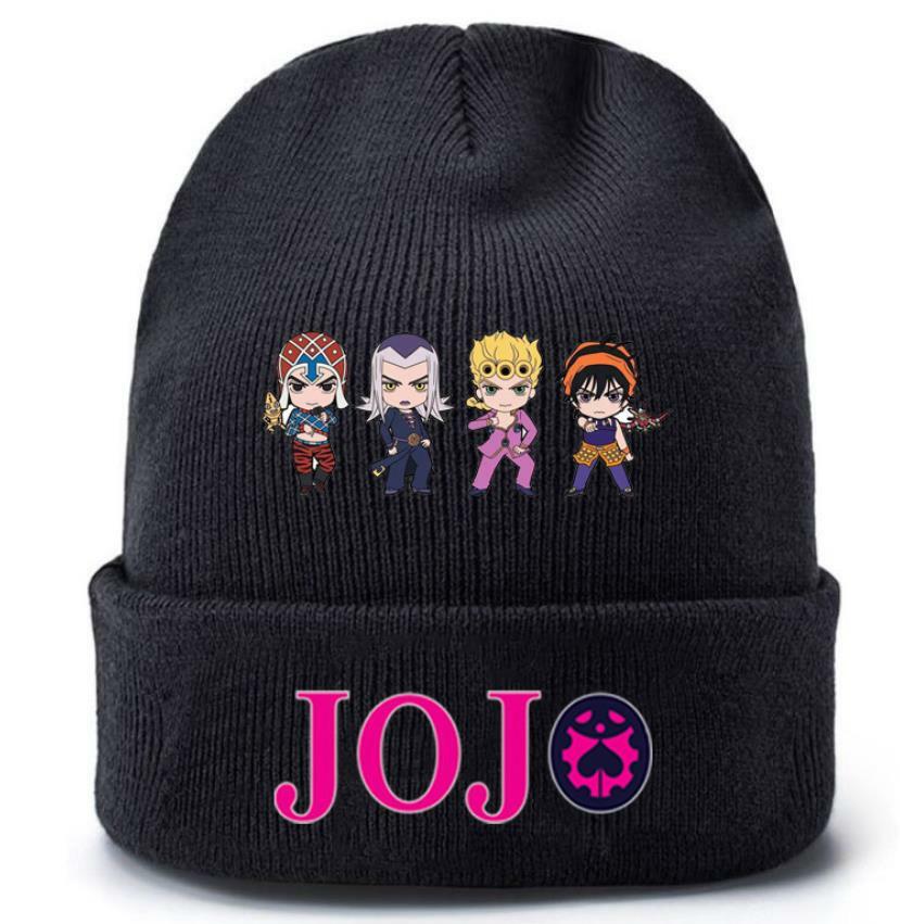 Jojo's Bizarre Adventure Cosplay Anime Hut Mütze Beanie Hat Baumwolle ...