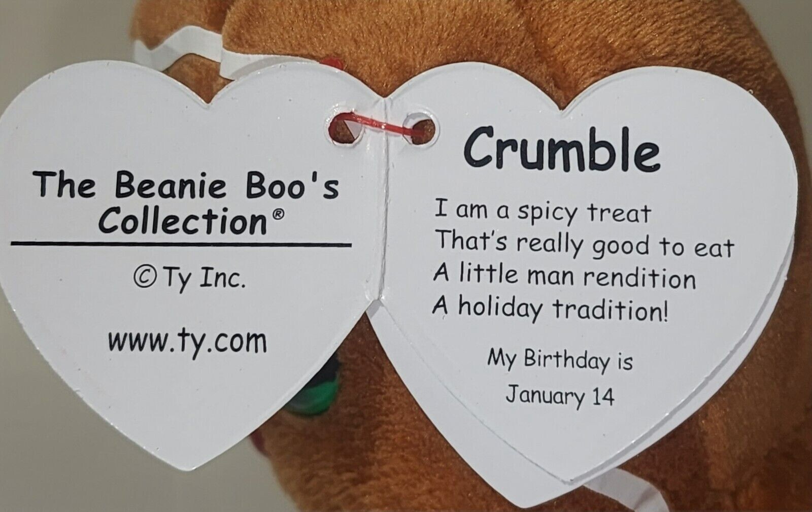 Ty Beanie Boos Set of 5 Christmas (Gnewman, Gnolan, Crumble, Garland ...