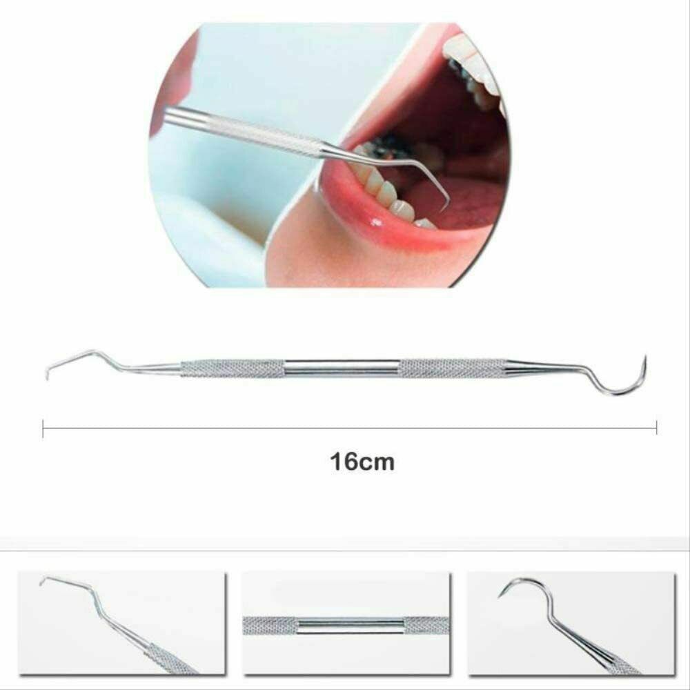 Dentist Teeth Clean Hygiene Explorer Probe Hook Pick Stainless Dental ...