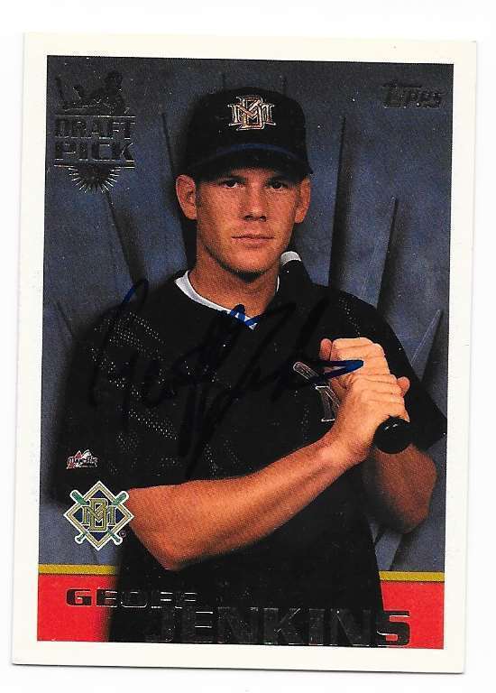 GEOFF JENKINS 1996 TOPPS AUTOGRAPHED SIGNED # 24 BREWERS | eBay
