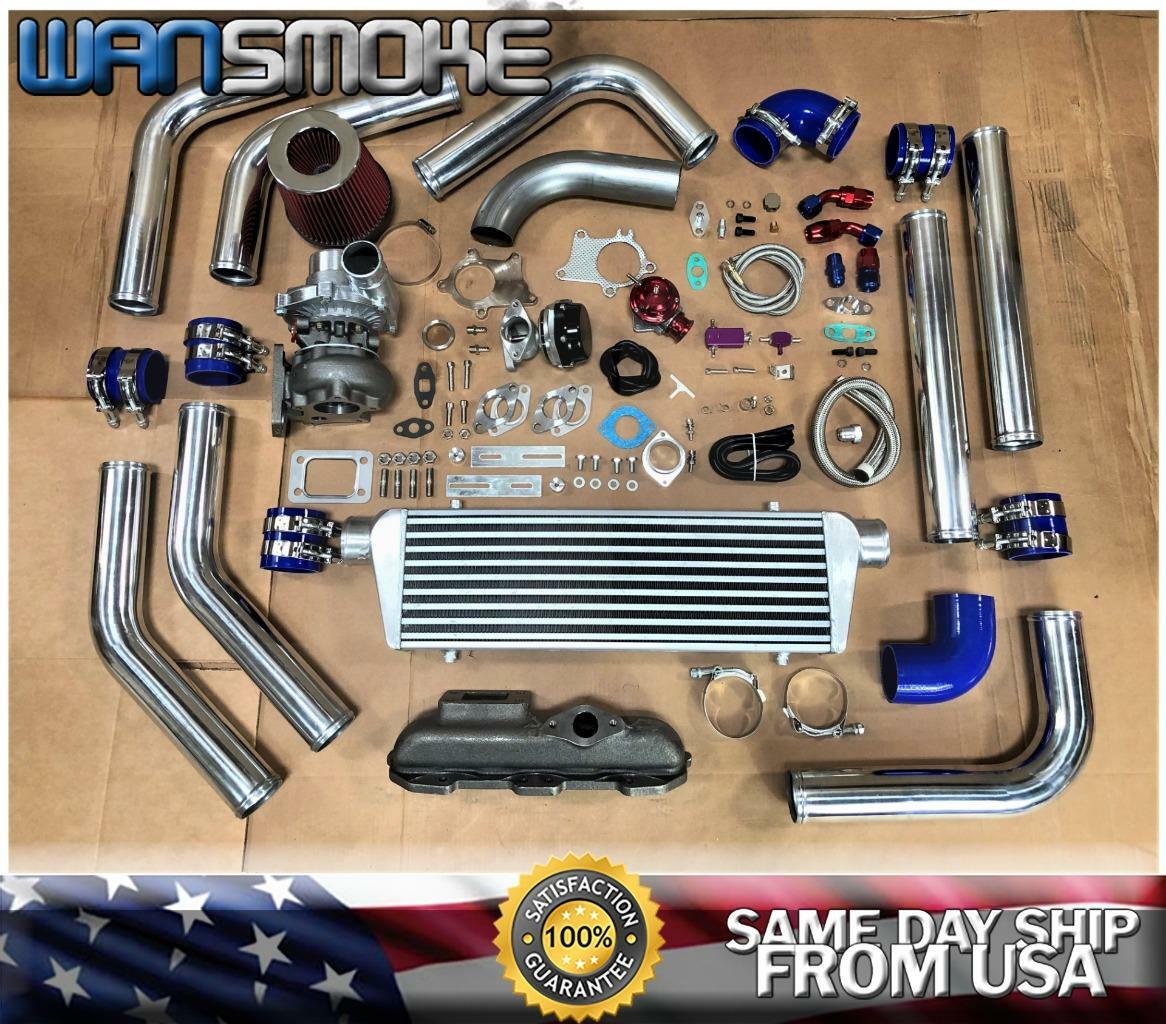 95-99 Eclipse Talon 2G 420A 2.0L T3T4 .63 Turbo Kit Manifold ...