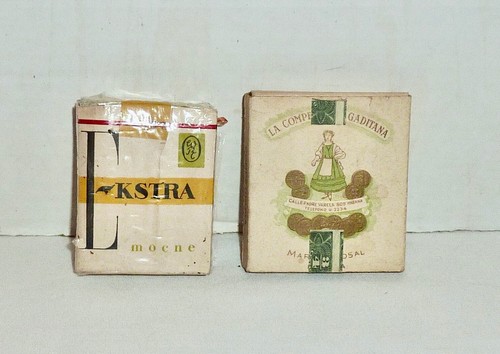 2 Vintage Cigarette Packs Empty EKSTRA Competidora | eBay