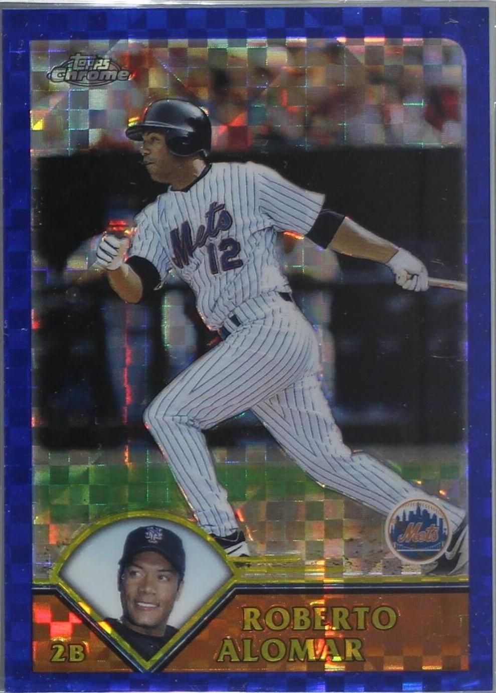 2003 Topps Chrome - Roberto Alomar #12 Uncirculated X-Fractor /50 for ...