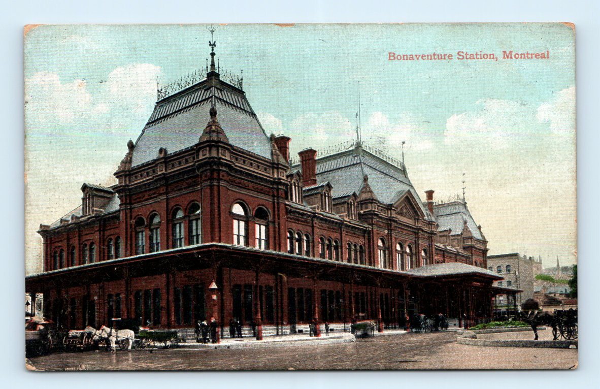 Bonaventure Station MONTREAL Canada 1907 Postcard | eBay