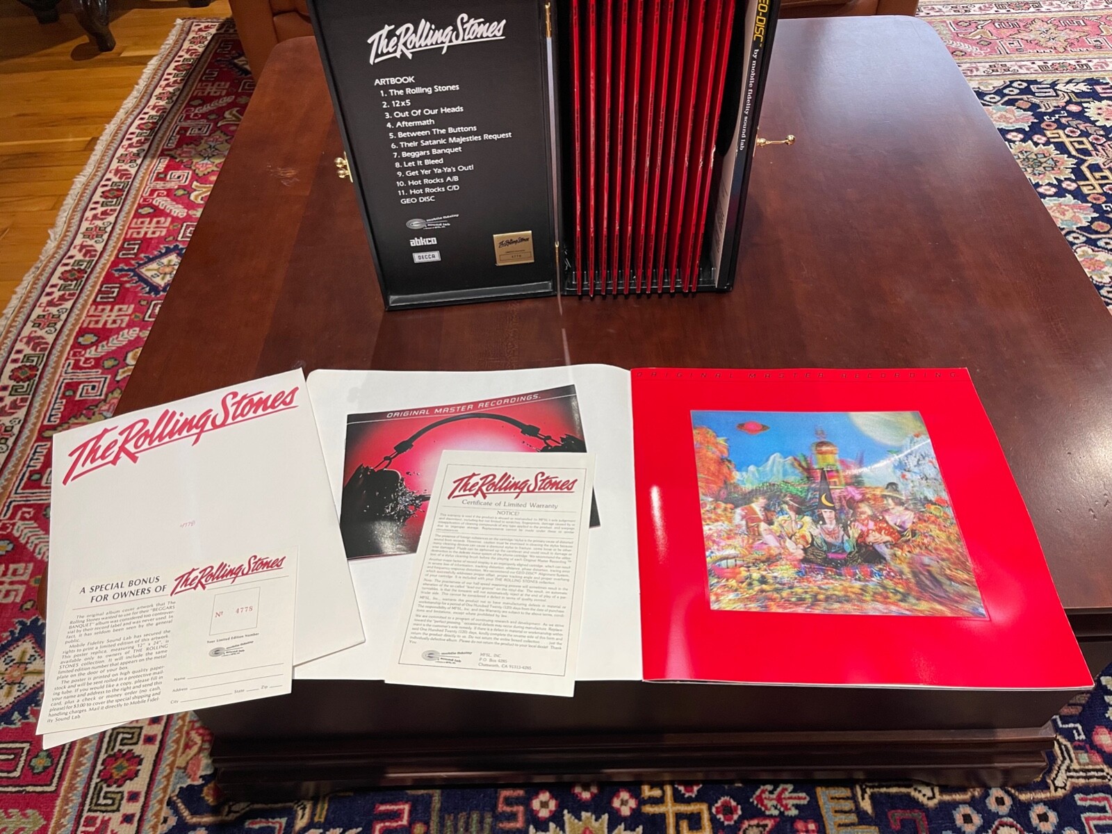 Rolling Stones 1984 Original Master Recording Collectors Set 11LP Box ...