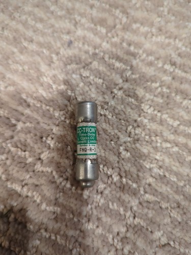 FNQ-R-3 Bussman Time Delay Fuse - 3 Amp 600 V - Class CC - Pre-Owned ...