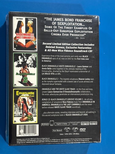Black Emanuelles Box - Vol. 2 (DVD, 2007, 3-Disc Set) for sale online ...