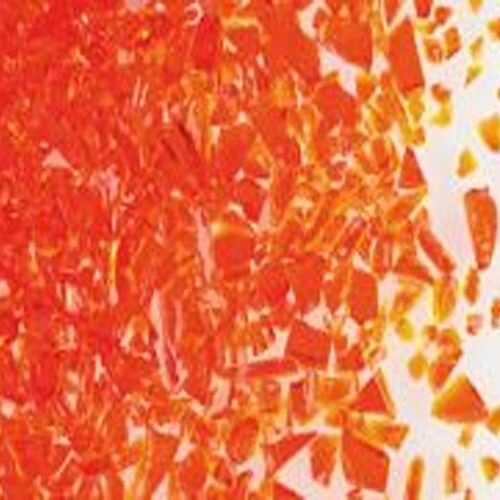 Oceanside Coarse Glass Frit 8.5 oz - 96 COE - Light Orange Transparent ...