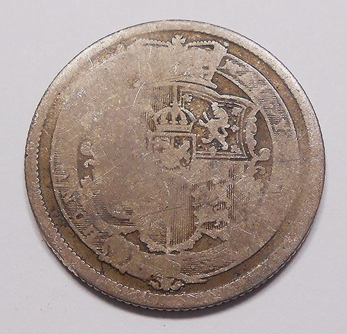 Great Britain 1820 SILVER Shilling G-VG SCARCE King George III Very OLD ...