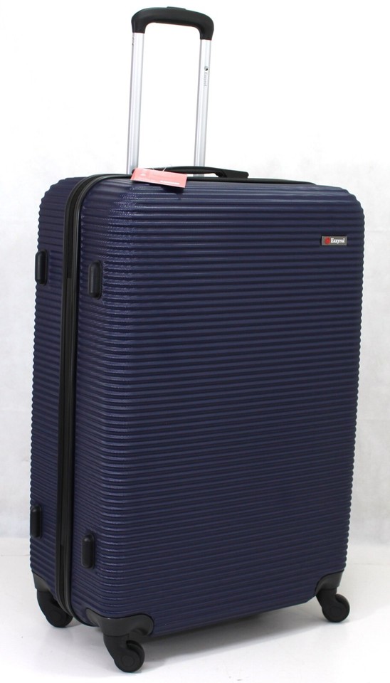 XL Large Suitcase 4 Wheel MEDIUM Lightweight ABS Hard Shell Luggage ...