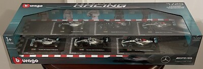 Bburago Mercedes AMG Petronas Racing Formula 1 F1 1:43 Scale Die Cast ...