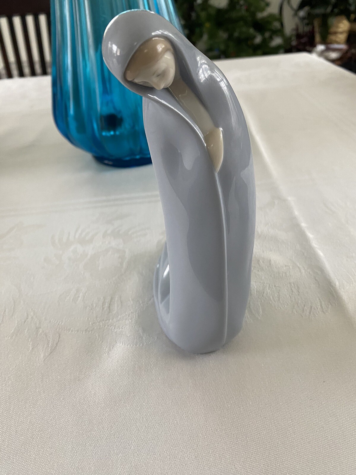 LLADRO # 4534 NATIVITY MADONNA VIRGIN MARY PORCELAIN FIGURINE STATUE 6. ...