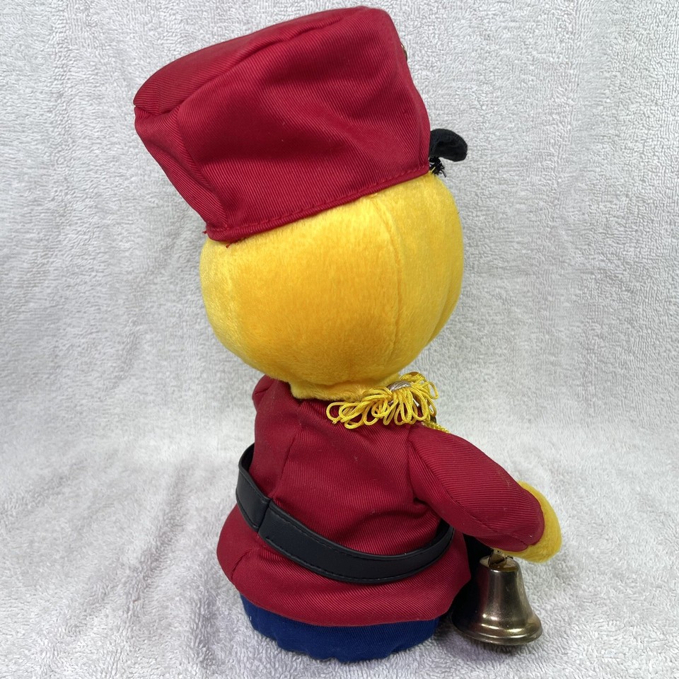 Dan Dee Smiley Face Plush Tickle Wiggle Singing Nutcracker Soldier w ...
