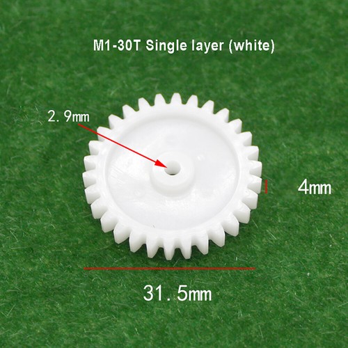 Module 1 Plastic Gear 10/26/30 Teeth Nylon Gear Wheels & Gear ...