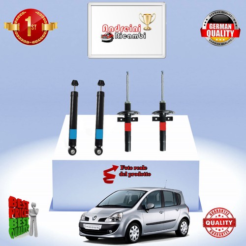 KIT 4 AMMORTIZZATORI ANT+ POST RENAULT MODUS 1.2 48KW 65CV DAL 2006 ...